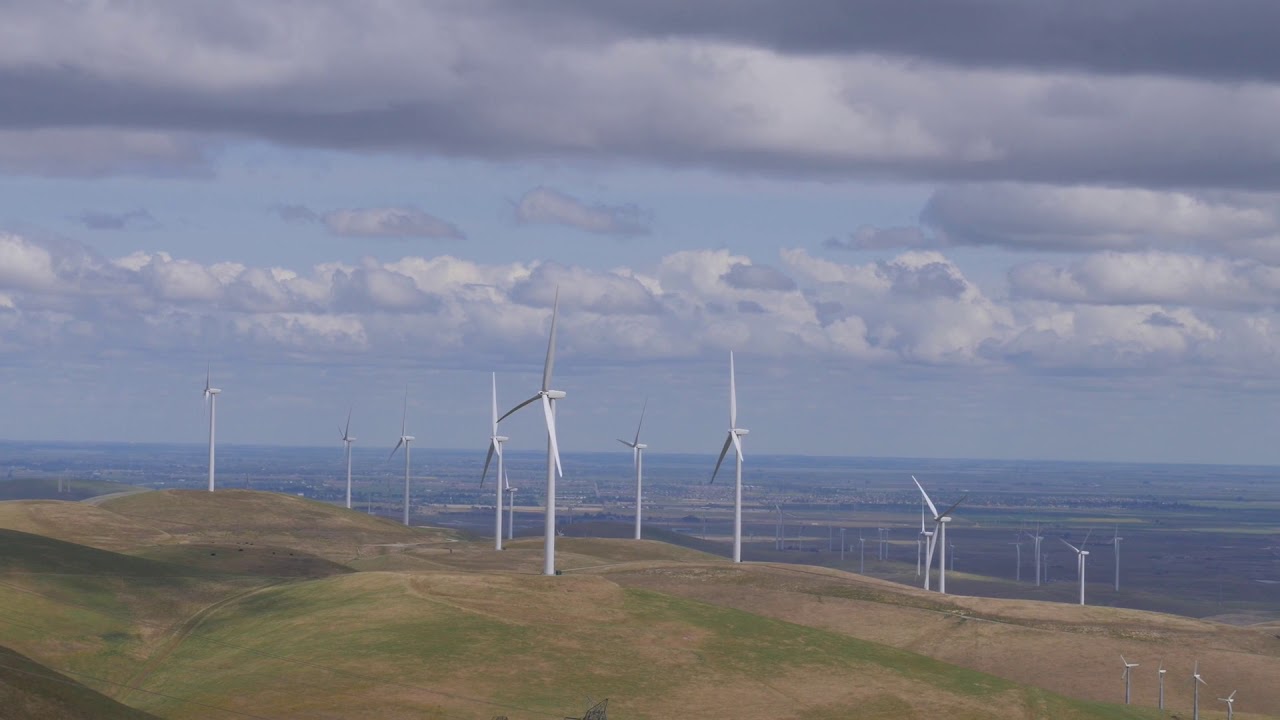 A Beautiful View Of Wind Turbines - Free Stock Creative Commons Video ...