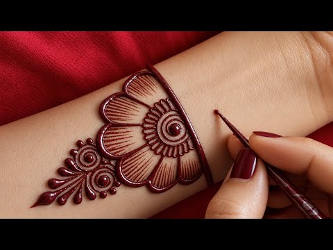 New stylish full hand mehndi design | easy front hand mehndi | simple mehandi ka design | mehndi 