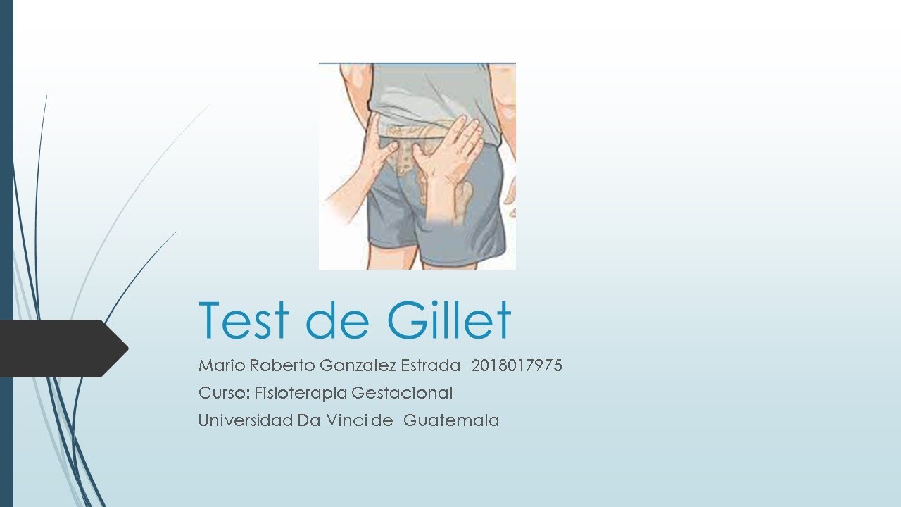 Test de Gillet - YouTube