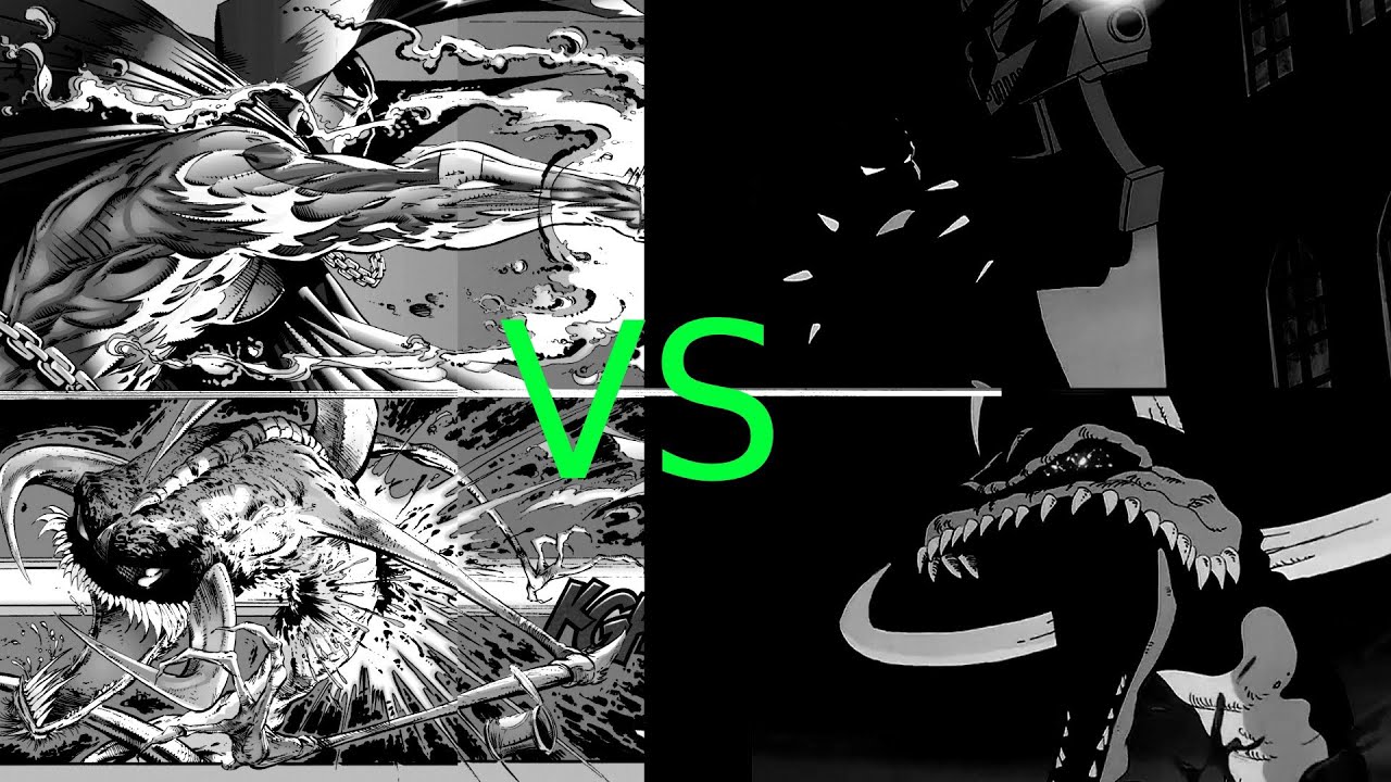 Spawn Comics vs The Animated Series|Violator vs Spawn - YouTube