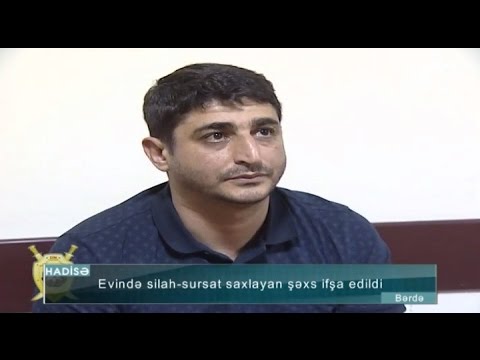 Evində silah gizlədən Bərdə sakini saxlanıldı - ARB TV