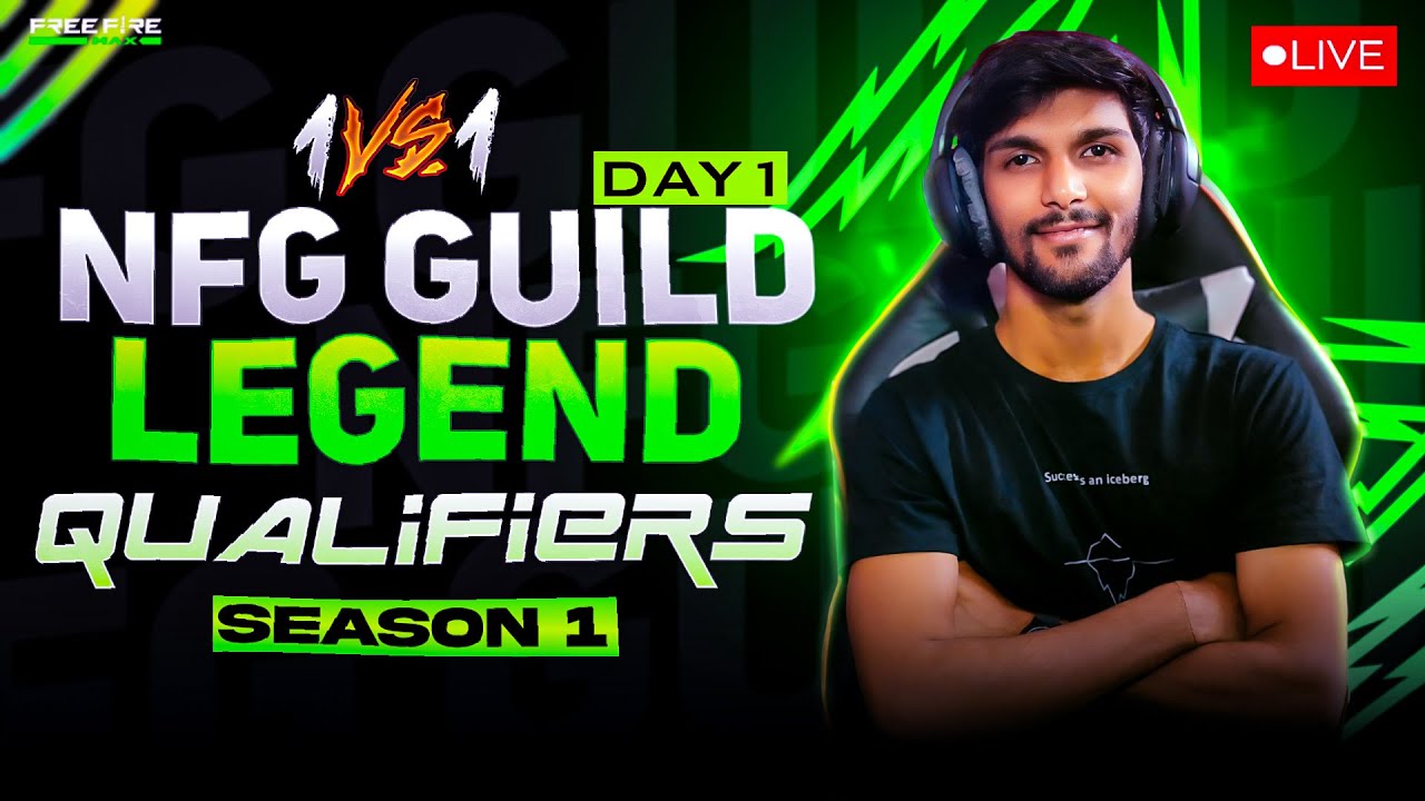 NFG GUILD LEGEND || 1vs1 GUILD TOURNAMENT || FF FACE CAM STREAM🎯ROAD TO ...