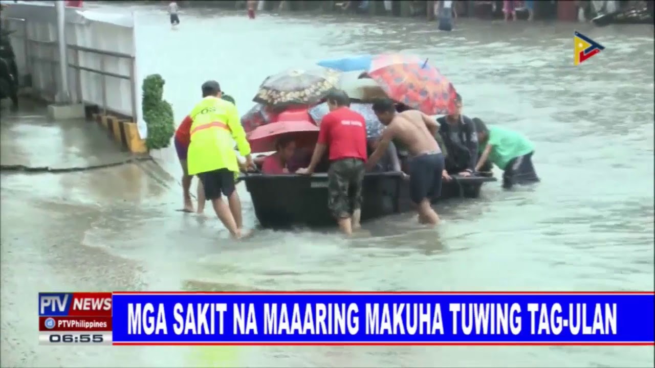 Mga sakit na maaaring makuha tuwing tag-ulan - YouTube