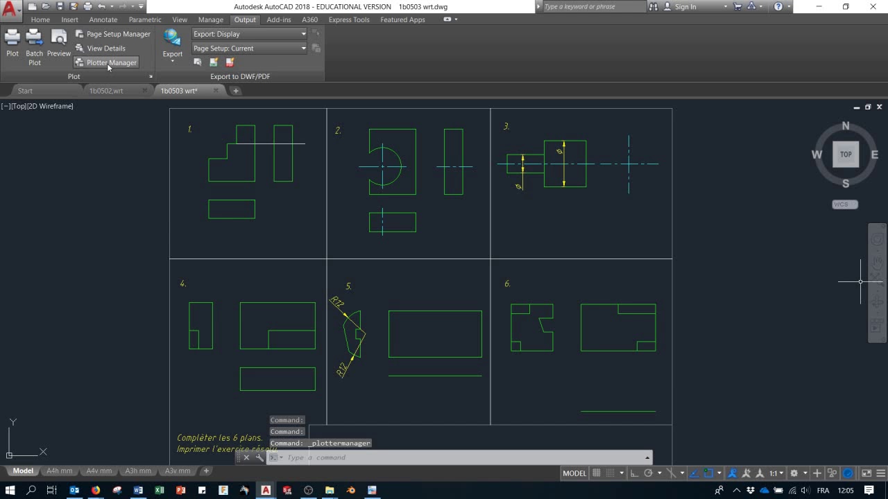 ECAM Video6 1ba0503 PlotStyle AutoCAD 2018 - YouTube