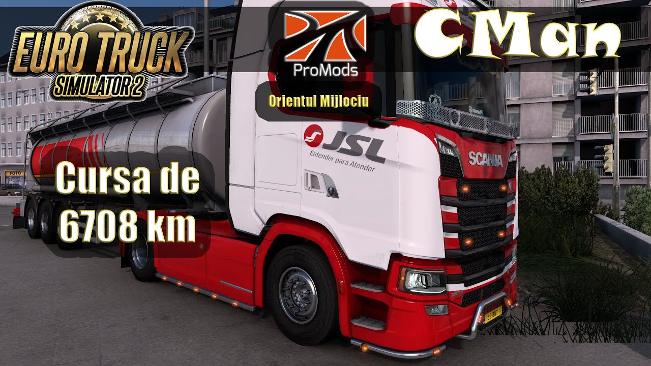 Cursa lunga ETS 2 1.46 Roleplay 6708 km - Islanda - Israel (ProMods ...