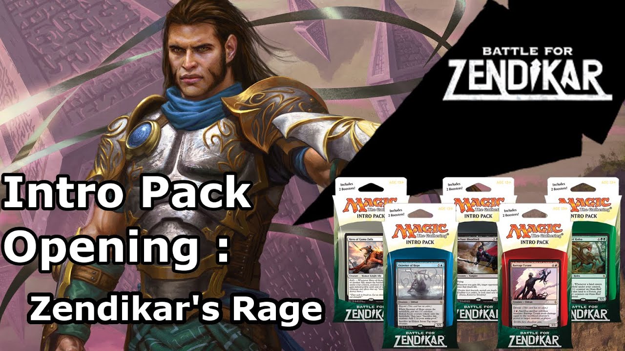 Battle for Zendikar - Intro Pack Opening: Zendikar's Rage - YouTube