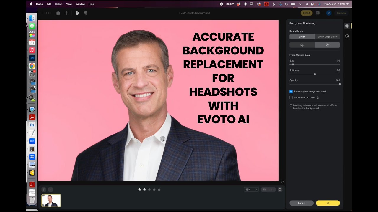 Change headshot backgrounds with Evoto AI a step by step guide by the ...