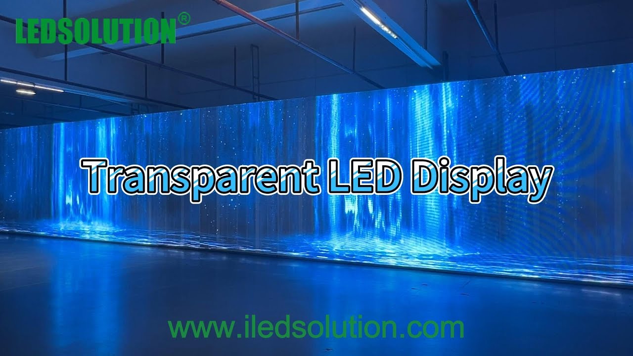 Transparent LED Display - YouTube