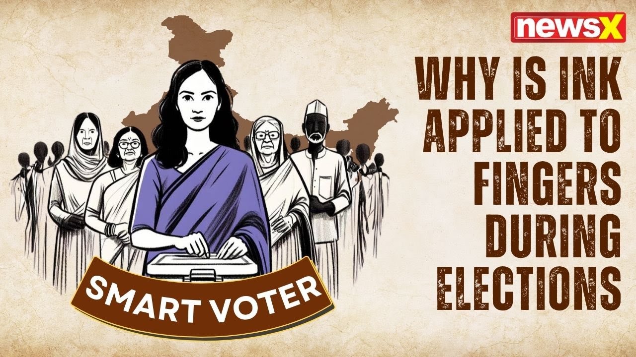Why is ink applied to fingers during elections? | NewsX - YouTube