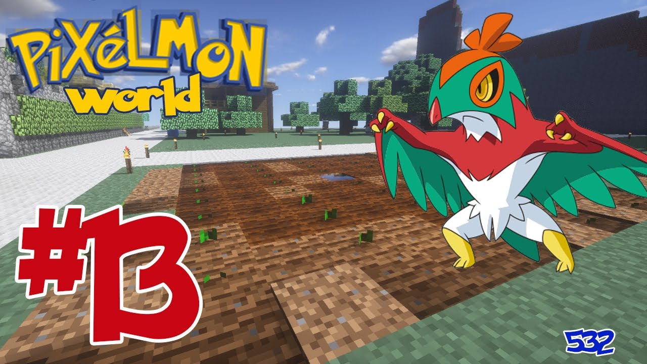Pixelmon-world #13 - สวนผักของเราบ้านของเรา !! (532) - YouTube