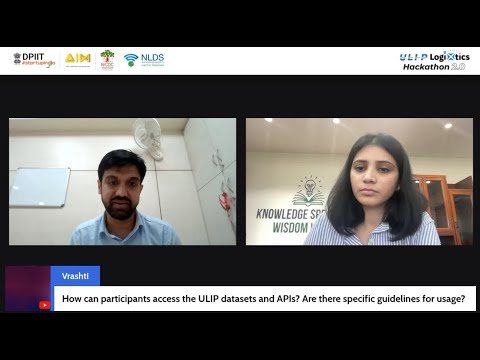 Ask Me Anything (AMA) Session | ULIP Logixtics Hackathon 2.0 - YouTube