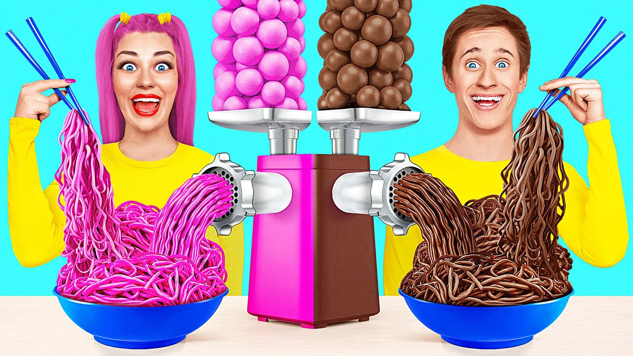 बबल गम vs चॉकलेट खाना चुनौती | पागल चुनौती Multi DO Challenge - YouTube