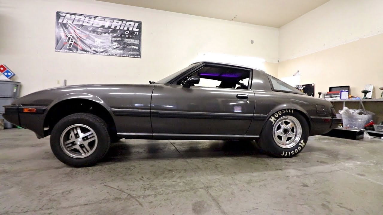 RX-7 4 link final adjustments - YouTube