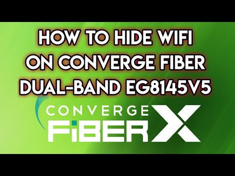 HOW TO HIDE WIFI/CONVERGE FIBER/ HOW TO HIDE WIFI NETWORK/ HOW TO HIDE ...