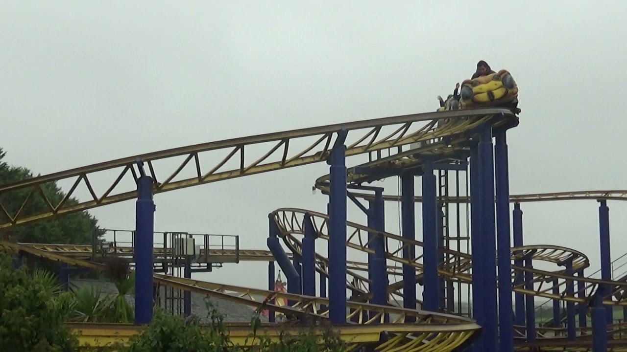 Hornet Rollercoaster, Flambards Theme Park, Helston Cornwall, Pt1 - YouTube