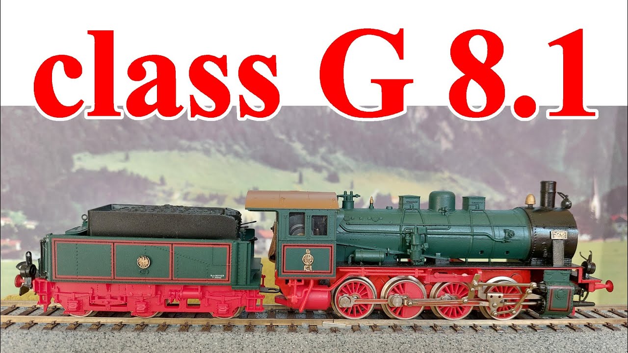 German class G 8.1 steam locomotive - gauge H0 - model and reality ...