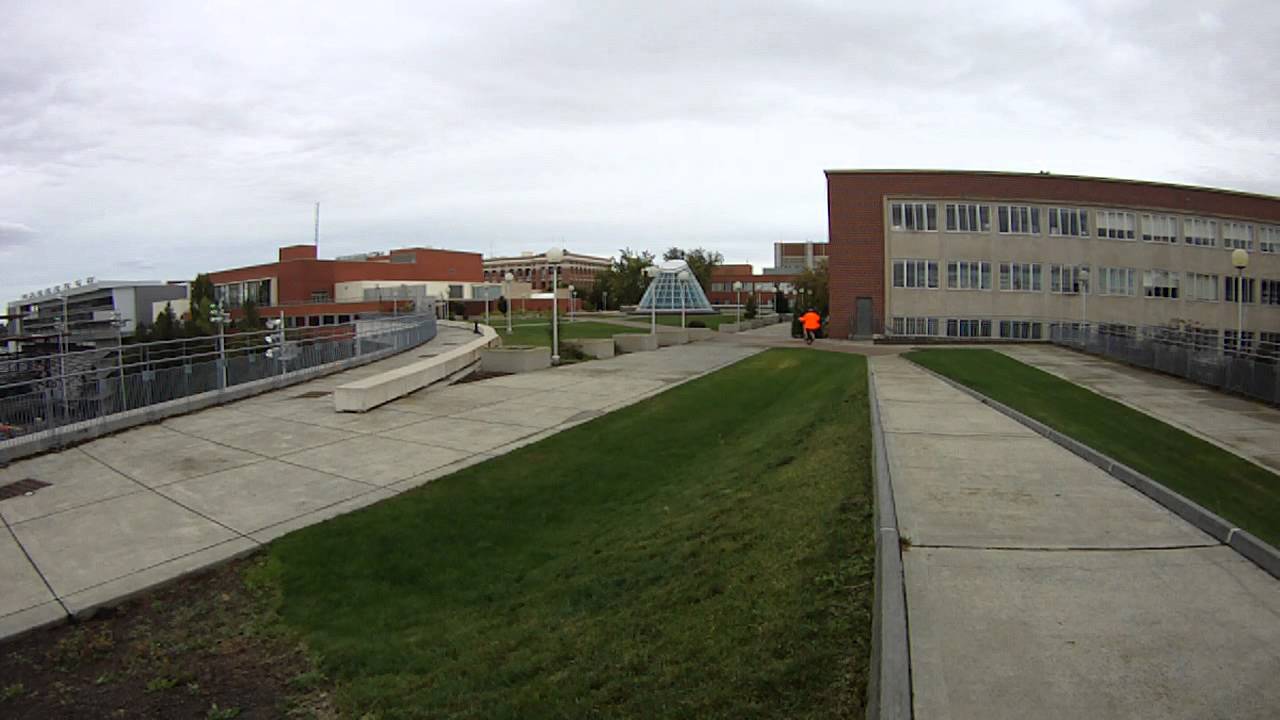 Unicycling, WSU, Fine Arts and Terrell Library, September 29, 2013 ...