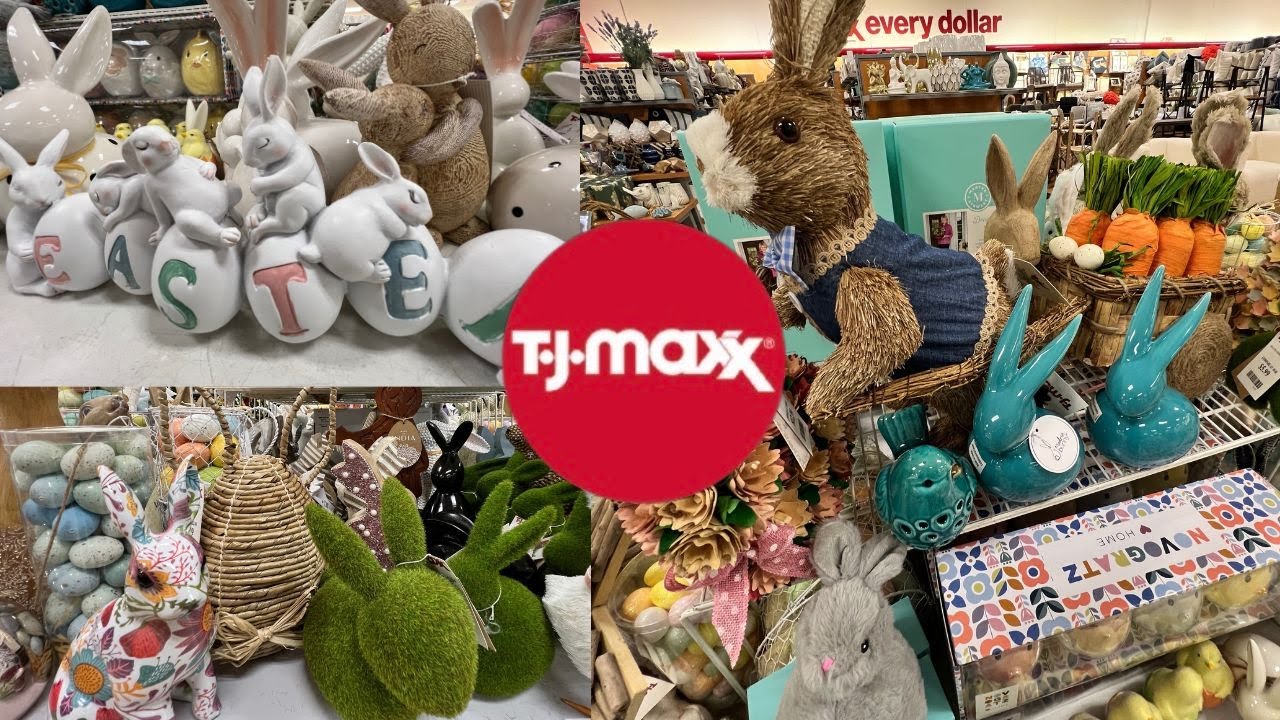 NEW TJMAXX EASTER DECOR 2023 | SPRING SHOP WITH ME 🐰👍🏽🌼 #easterdecor # ...