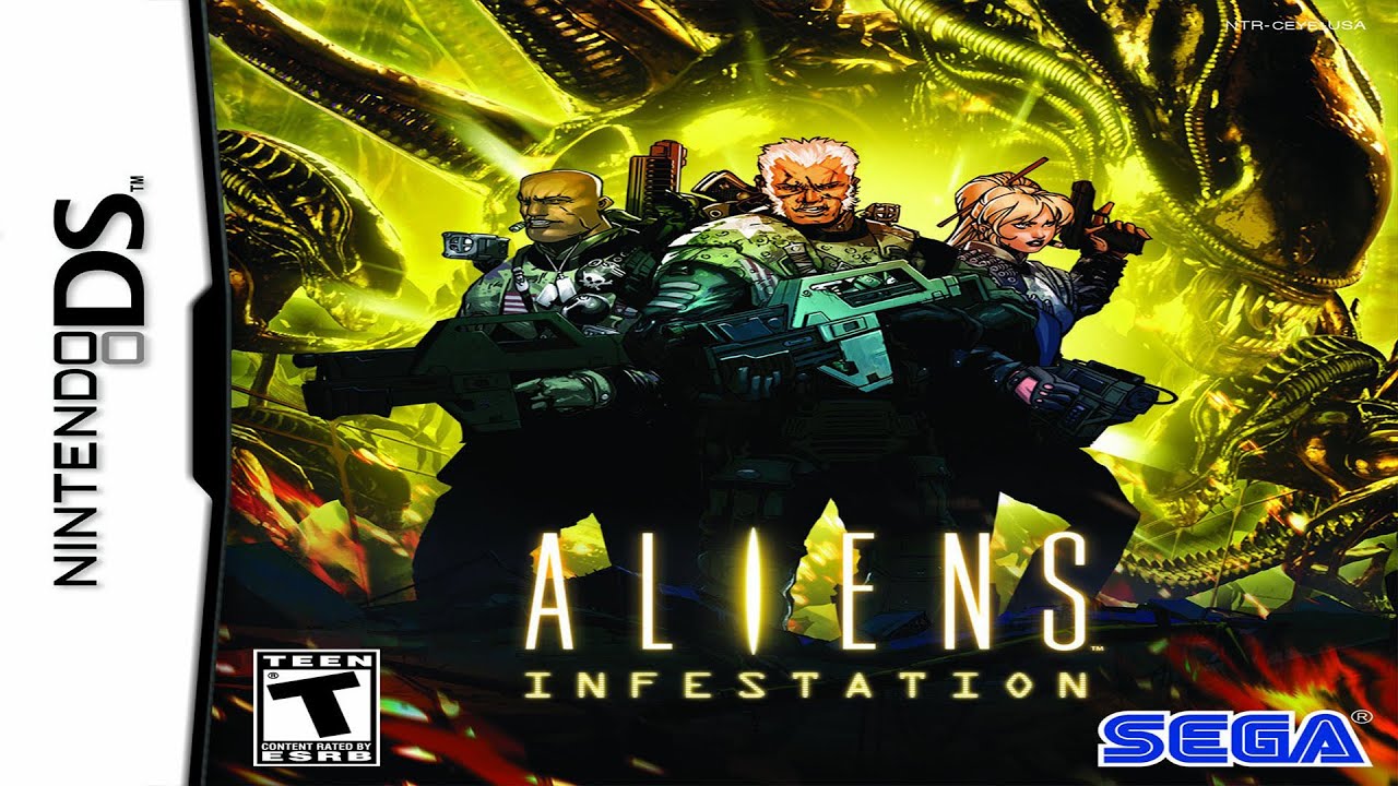 Aliens Infestation Gameplay Nintendo DS - YouTube