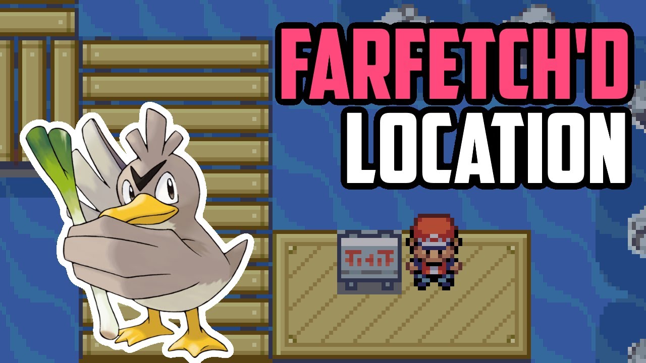 How to Catch Farfetch'd - Pokémon FireRed & LeafGreen - YouTube