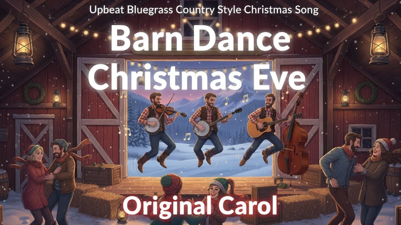 Upbeat Bluegrass Country Style Christmas Song – “Barn Dance Christmas ...