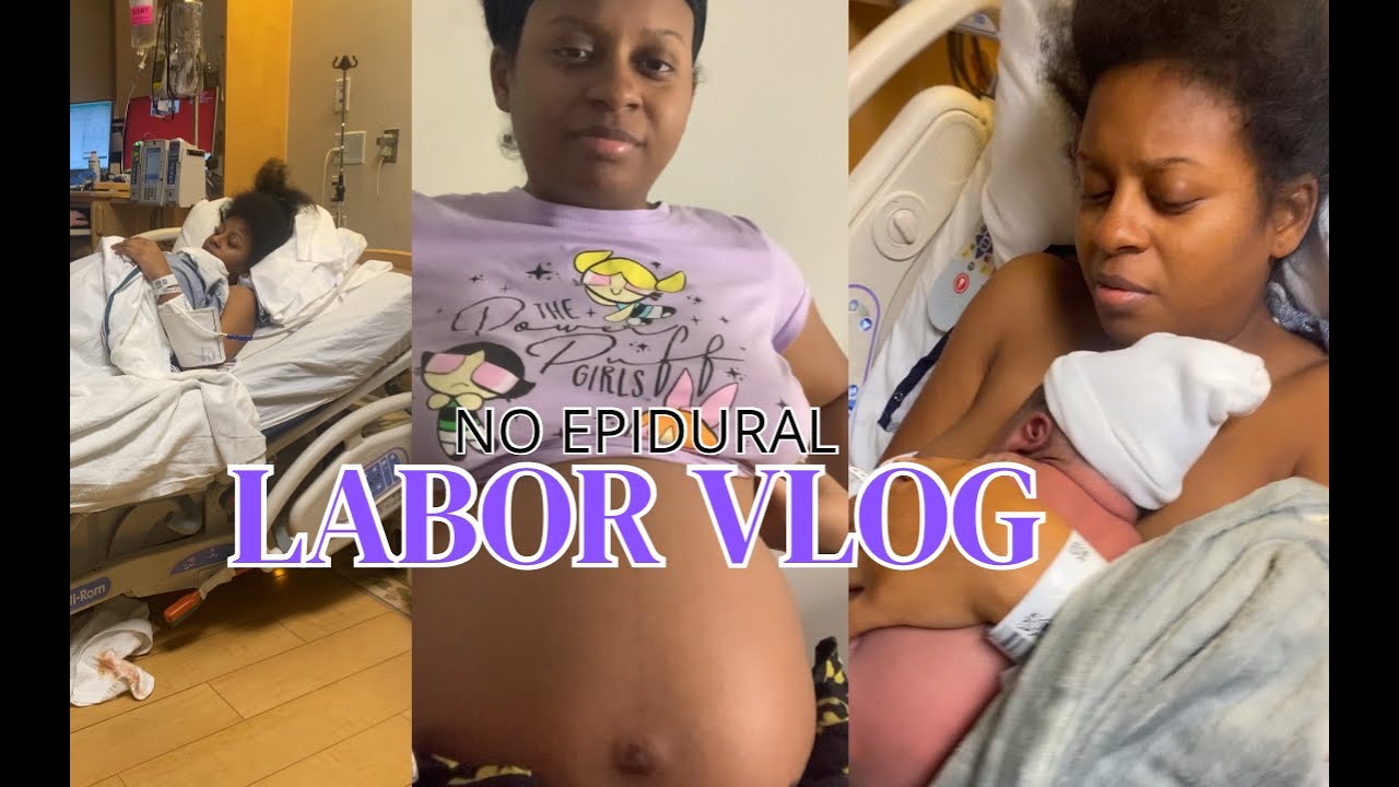 NO EPIDURAL LABOR VLOG | NATURAL LABOR | BIRTH VLOG | NO EPIDURAL BIRTH | VAGINAL BIRTH DELIVERY ...