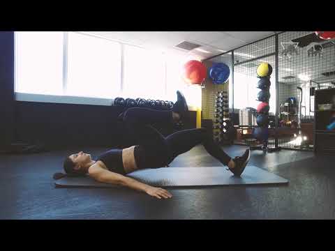 Single Leg Long Lever Isometric Glute Bridge - YouTube