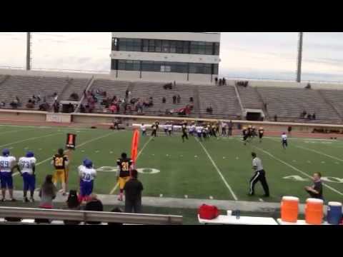 Hefner middle school football ... Last game undefeated - YouTube