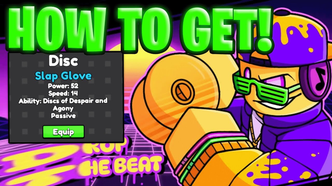 HOW TO GET Disc Glove & SHOWCASE In SLAP BATTLES! Roblox - YouTube