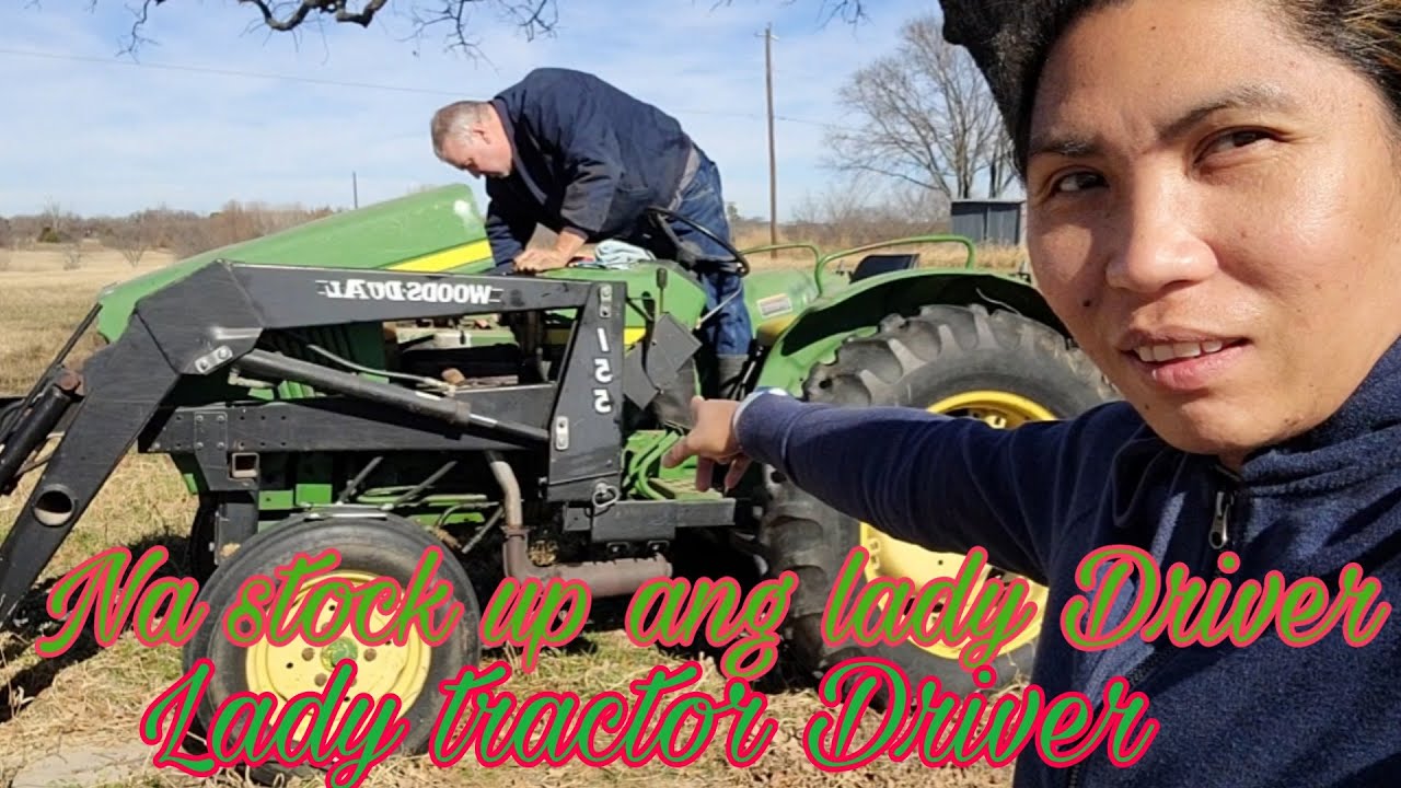 AKOY MAGSASAKA SA AMERICA. LADY TRACTOR DRIVER SI PINAY. - YouTube