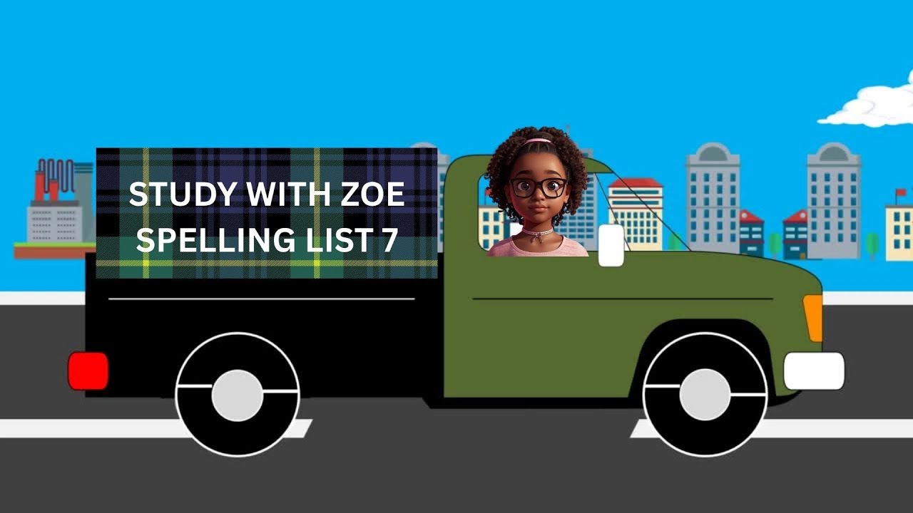 STUDY WTH ZOE SPELLING WORD STUDY CARDS - YouTube