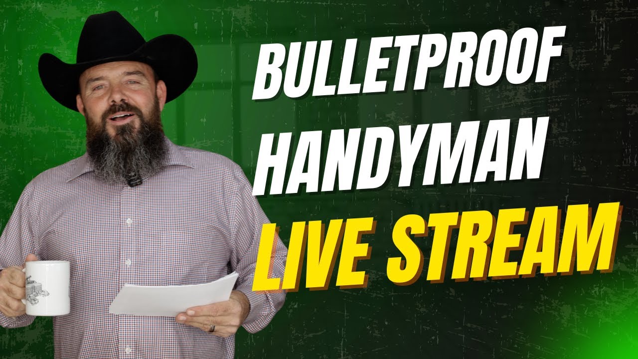 Bulletproof Handyman Live Stream July 10, 2025 - YouTube