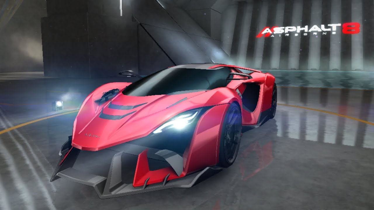 Red Super Car Asphalt 8 Tokyo Race - YouTube