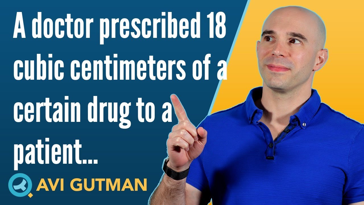 A doctor prescribed 18 cubic centimeters of a certain drug to a patient ...
