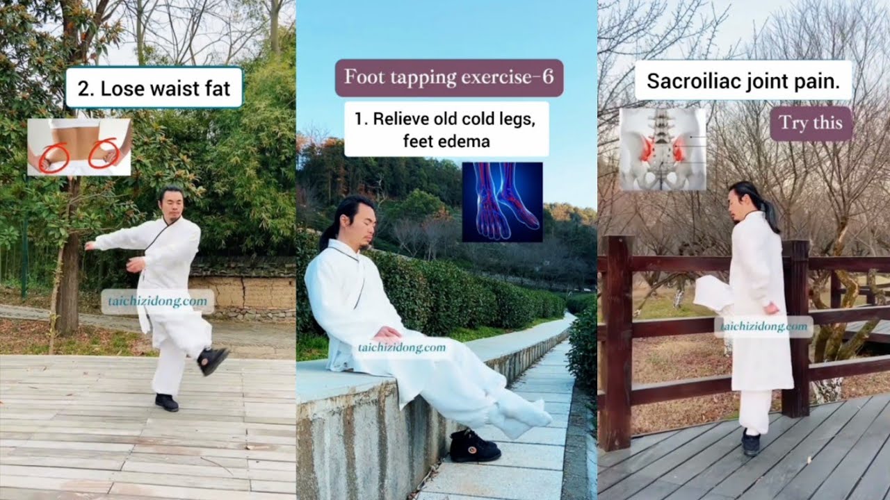 Relieve old cold legs | lose waist fat | sacroiliac joint pain | Tai ...