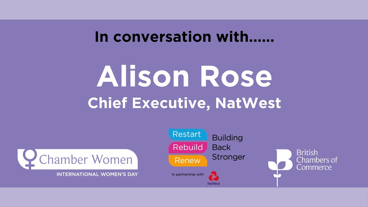 In conversation with Alison Rose - YouTube