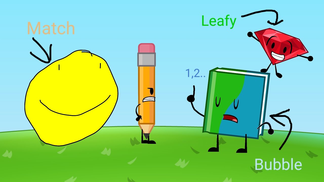 BFDI 4 but its BFDIA contestants (fla files) - YouTube