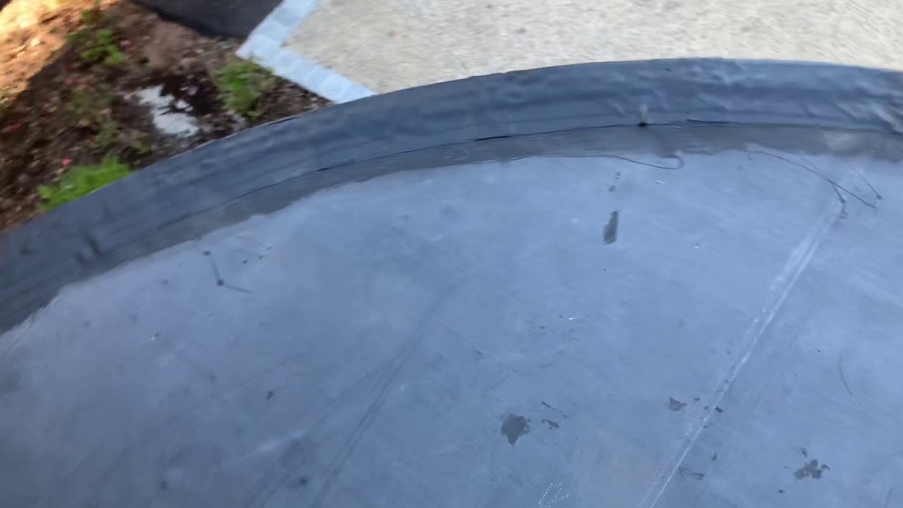 Failing EPDM rubber roof - YouTube