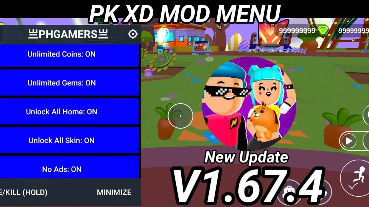 PK XD MOD Menu v1.67.4 Unlimited Money, All Unlocked, No Ads New Update ...