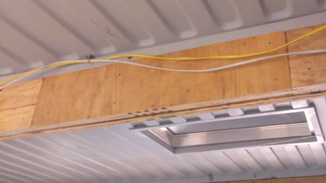MTAcres container home support beams are done! - YouTube