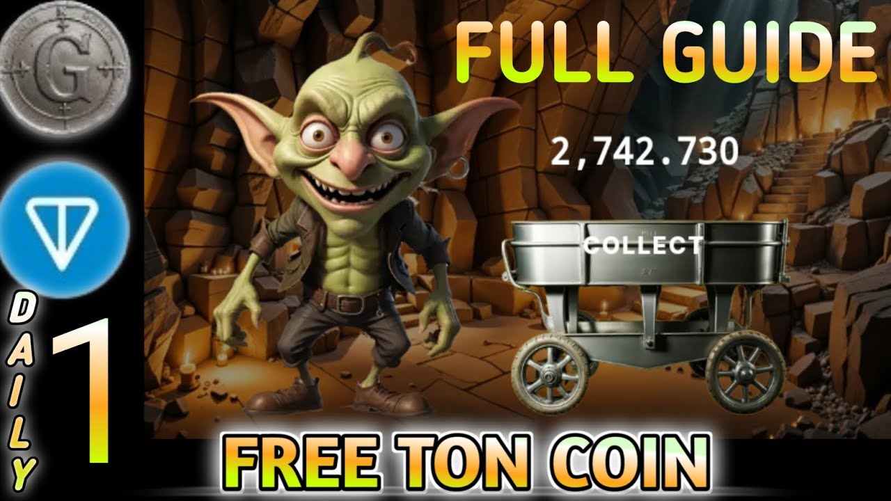 Goblin Mine Game. Earn Free Ton. Full Guide - YouTube