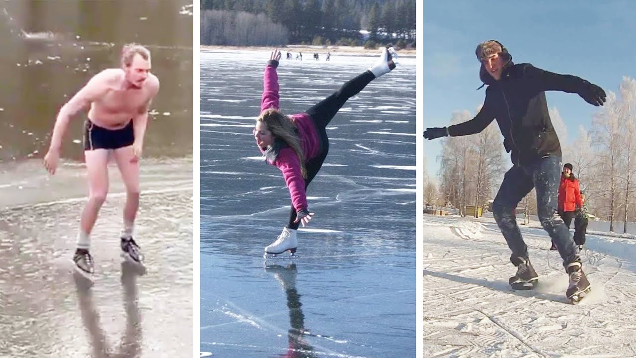 Funniest Outdoor Flip and Ice Skating Fails - YouTube