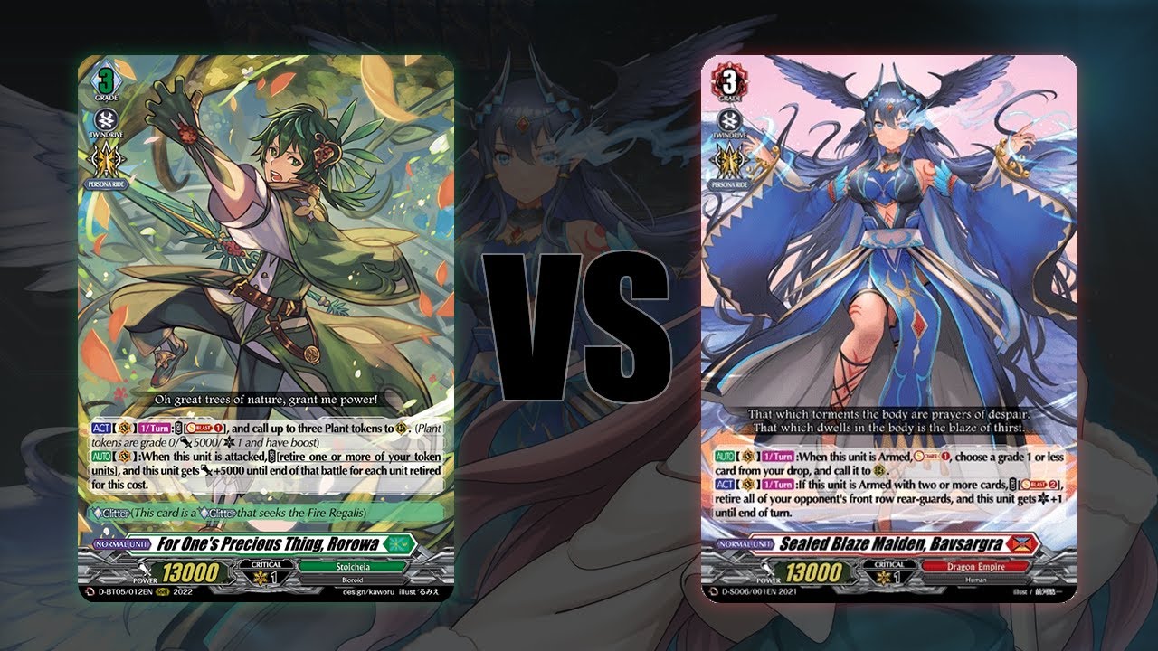 Rorowa vs Bavsargra - Vanguard Dear Days Ranked - YouTube