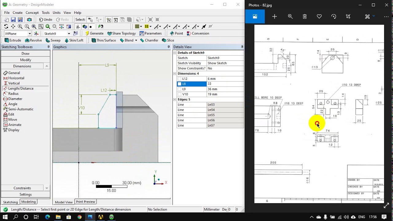 Lesson 26 Lathe Machine Assembly Model in DesignerModeler Part 2 in ...