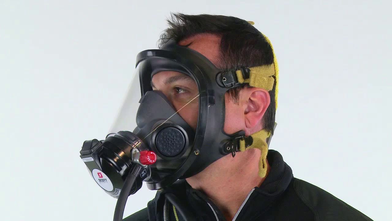 Ska Pak AT Supplied Air Respirator with AV Series Facepiece - YouTube