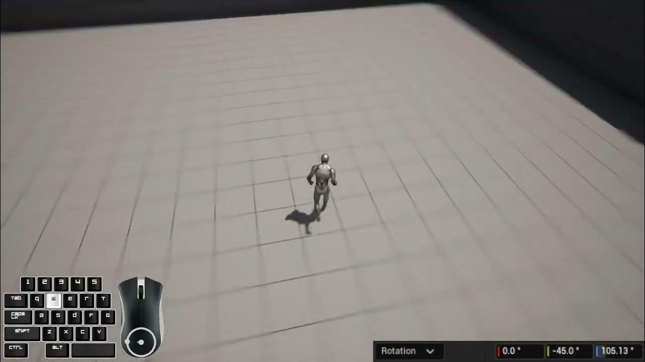 Unreal API - Rotate Vector - Camera Rotation Based Movement Example - YouTube