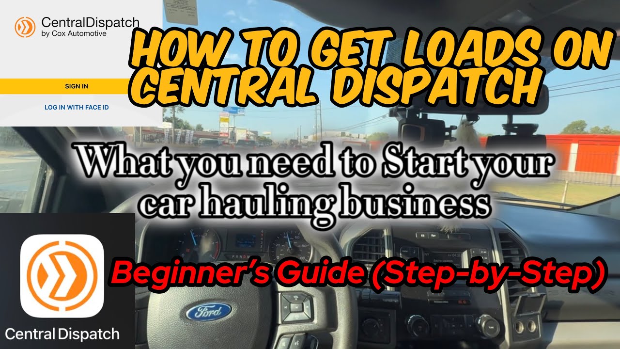 “How to Get Loads on Central Dispatch 🚛 | Beginner’s Guide (Step-by ...