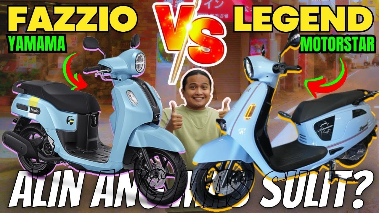 Yamaha Mio Fazzio vs. Motorstar Easyride Legend 125 Alin ang Mas Sulit ...