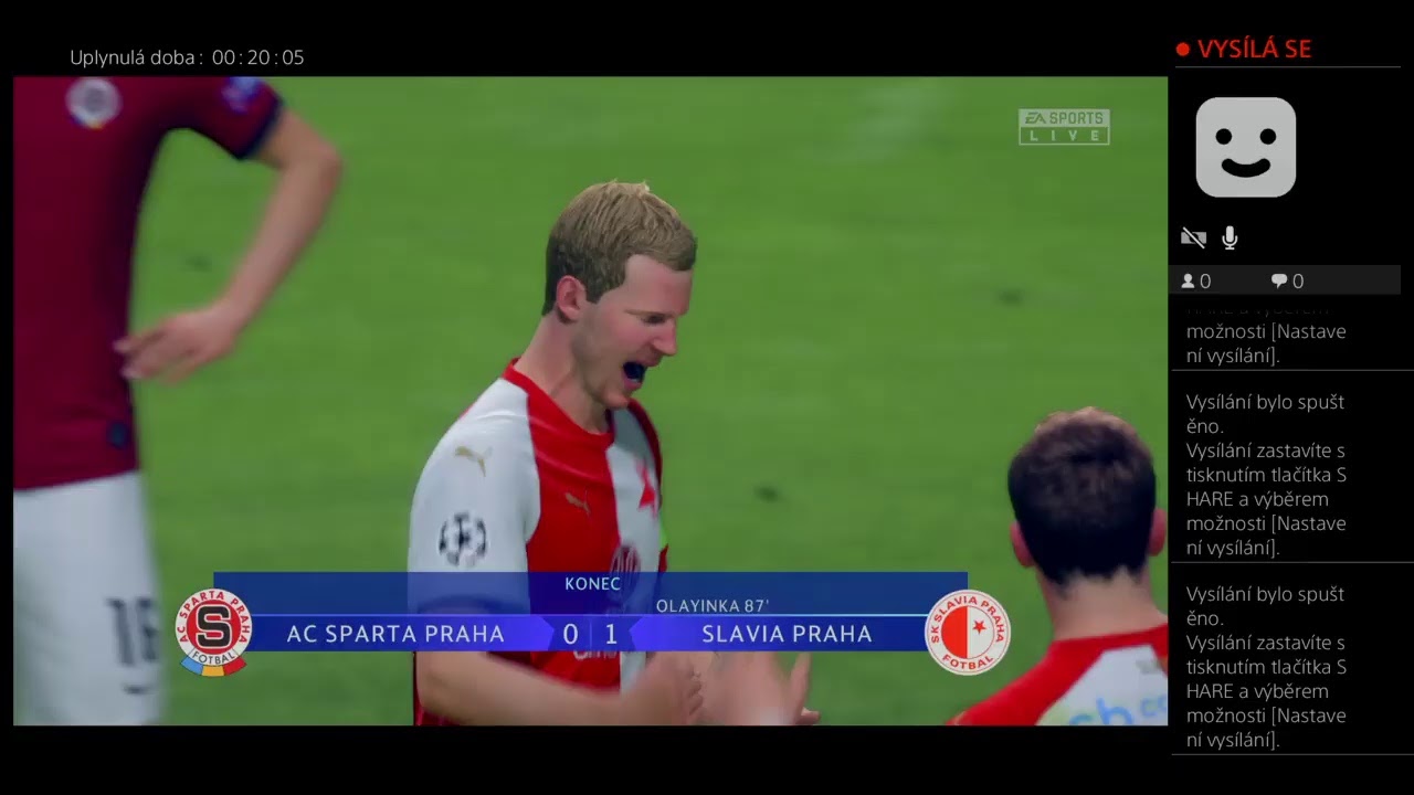 Živé vysílání PS4 hráče pavelkamarek1 7.zápas MAREK PAVELKA ( SPARTA ...