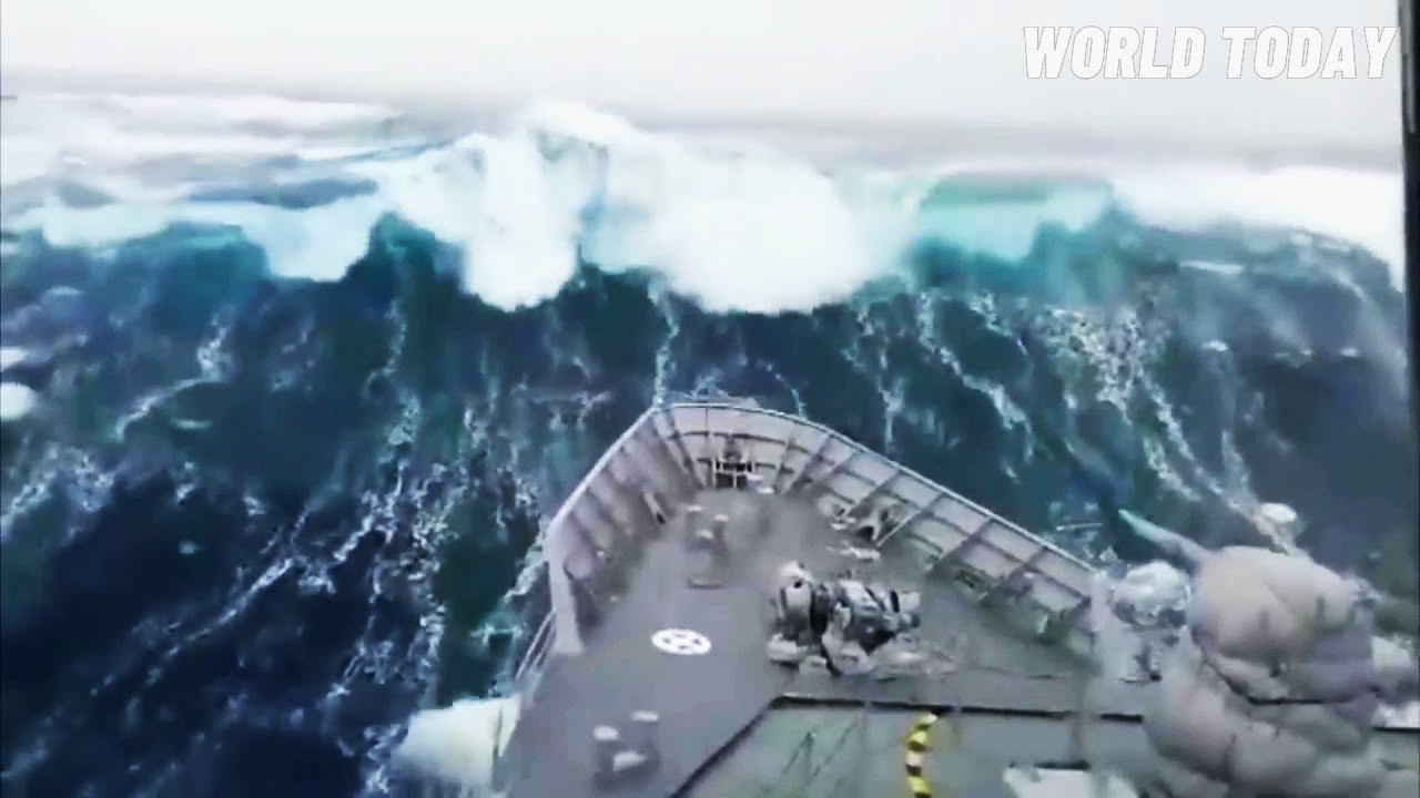 Ships in Danger Due to Sudden Scary Rough Seas | Ship vs. Angry Nature ...